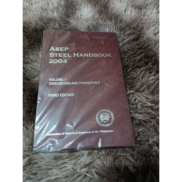 ASEP Steel Hand Book 2004 Volume1 Demesion And Properties Third Edition ...