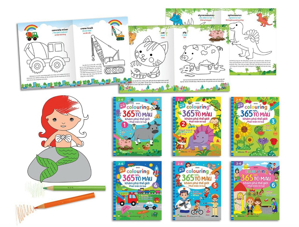 Book - Coloring 365 days Coloring - DISCOVER THE WORLD OF INTELLIGENCE ...