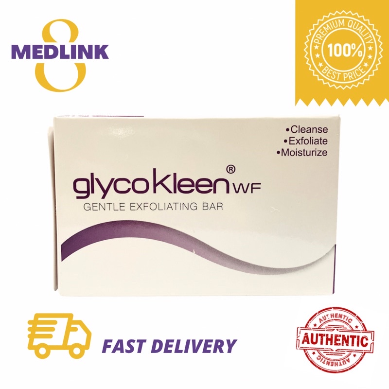 Glycokleen Glycolic Soap Gentle Exfoliating Bar Soap Whitening Formula ...