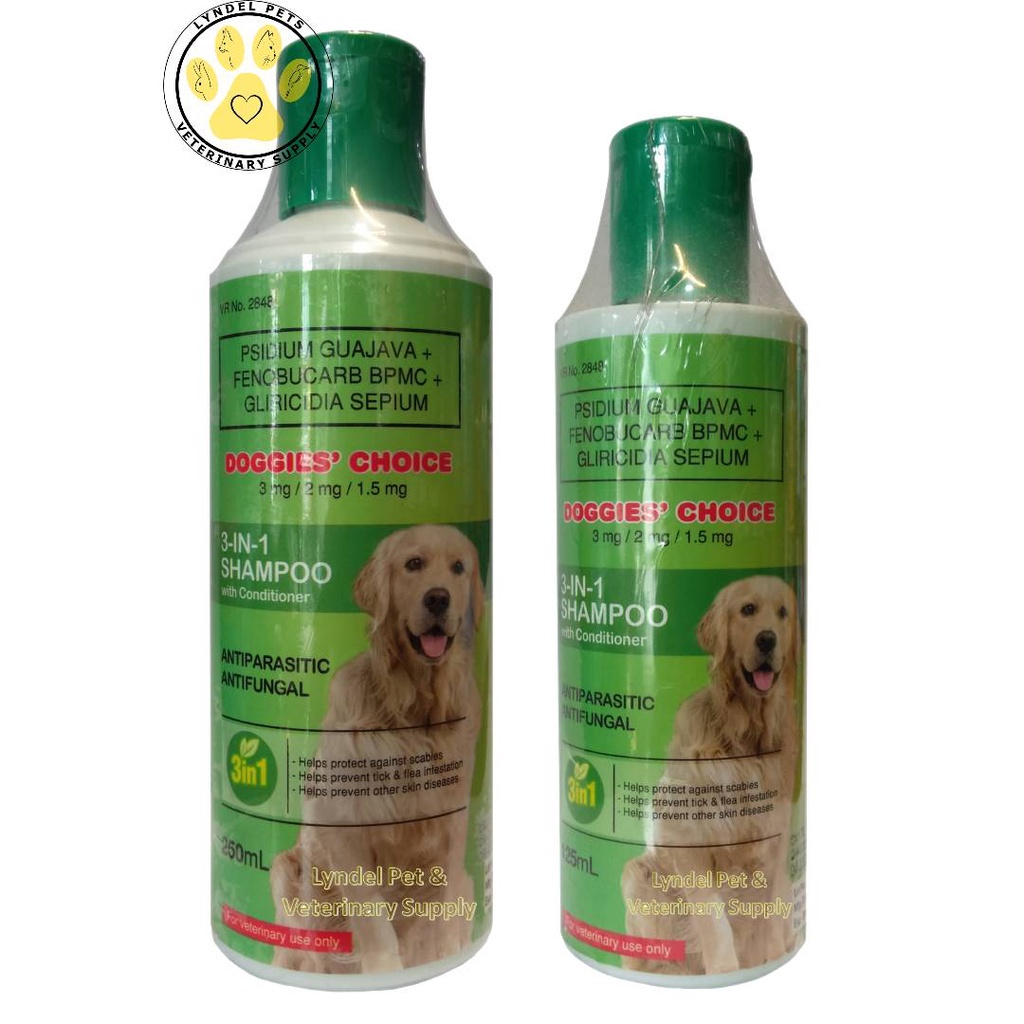 Doggies' Choice 3-in-1 Antiparasitic Antifungal Shampoo with ...