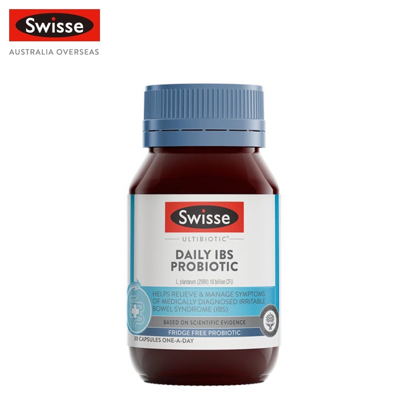 Swisse Ultibiotic Daily IBS Probiotic 30 Capsules (EXP:01 2026 ...