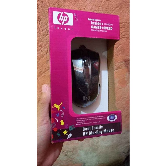 HP OPTICAL WIRED MOUSE for Laptop & Desktop Computer Basic Office Mouse ...