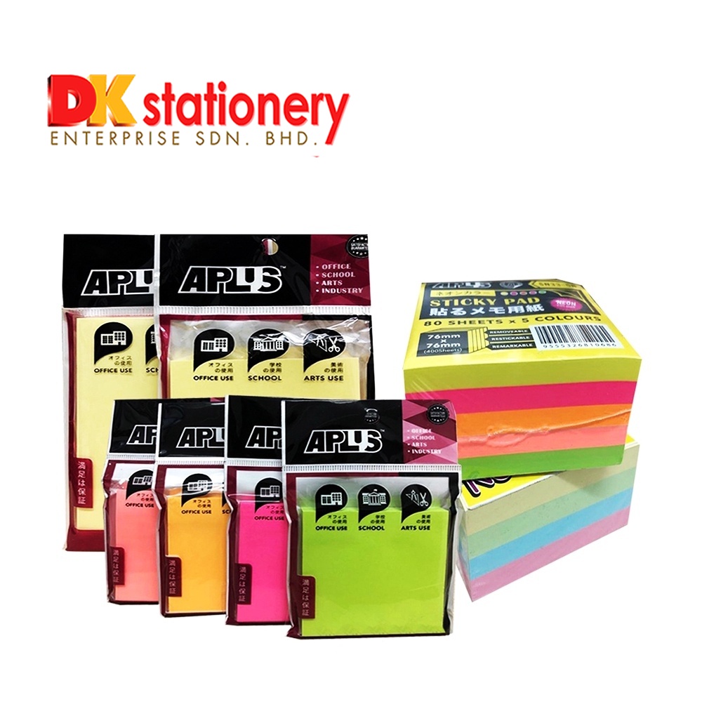 Color & Transparent Sticky Notes 50 / 100 / 400 Sheet's | Shopee ...