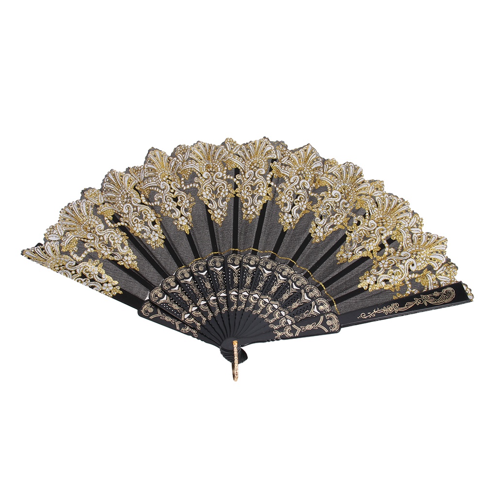 [READY STOCK] Hand Fan Japanese Chinese Folding Fans Style Fabric Miss ...