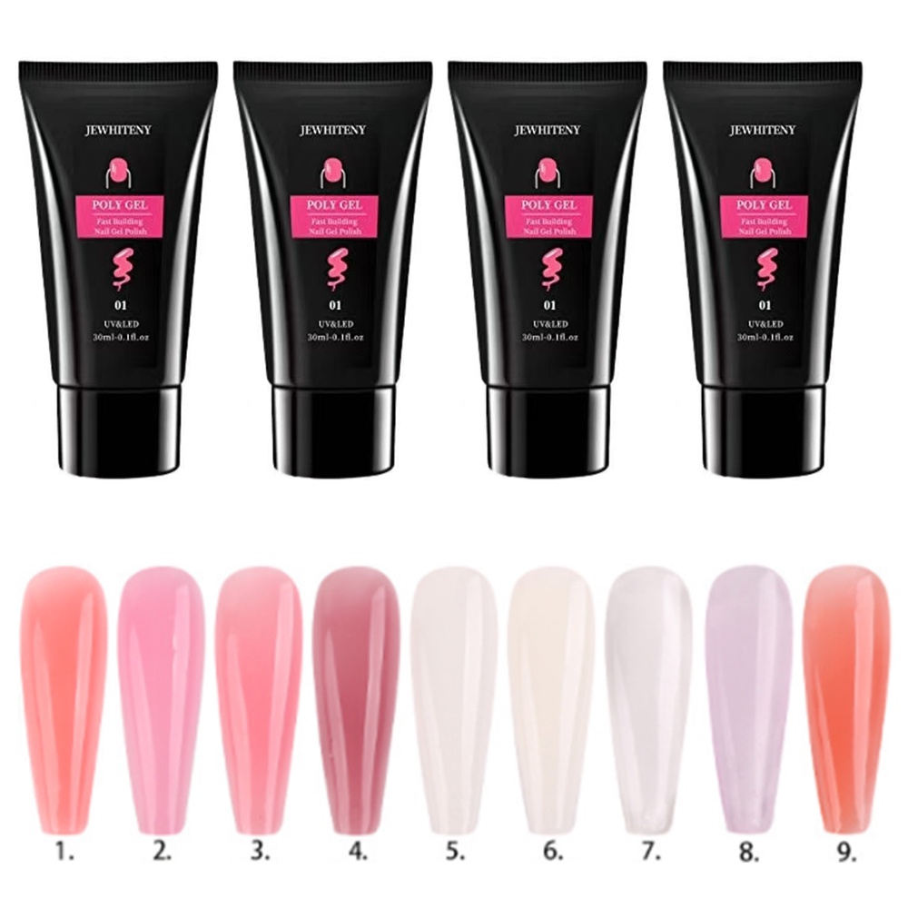 Poly Extension Nail Gel Nail Pink White Extend UV Gel Fast Builder ...