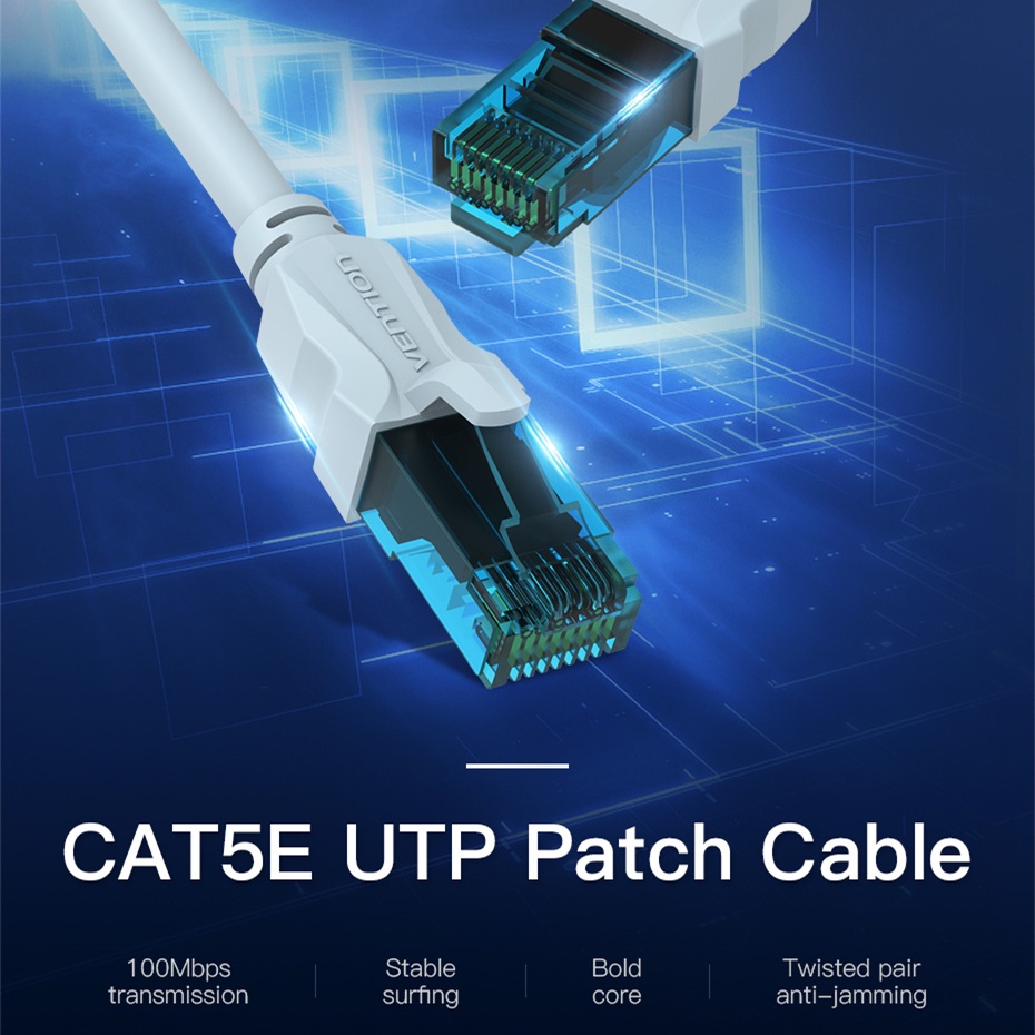 Vention 1M-2M Cat5e RJ45 Ethernet LAN Cable Hight Speed Network Cable ...