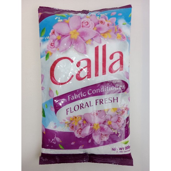 Calla Powder Detergent with Fabric Conditioner Floral Fresh 800g ...