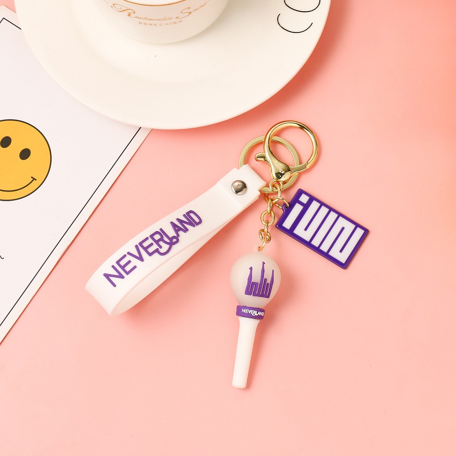 KPOP (G)I-DLE fluorescent stick model silicone keychain pendant SHUHUA ...