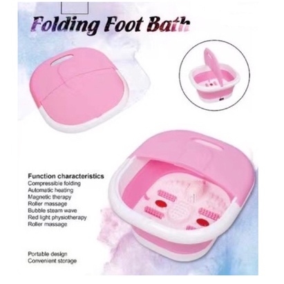 JL Foldable Foot Spa Tub Massager with Constant Heat Relaxing Stress ...