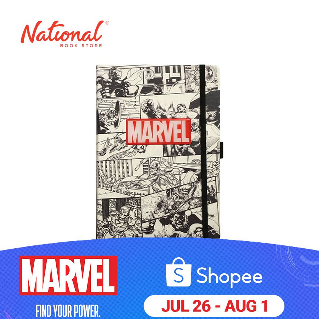 Marvel Journal Ruled Comic White National Book Store | Shopee Philippines
