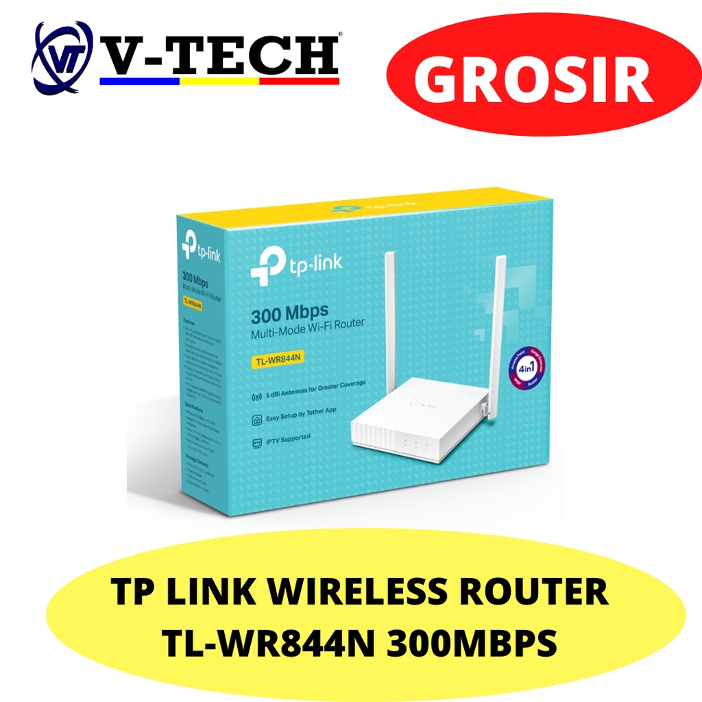 Tp LINK WIRELESS ROUTER TL-WR844N 300MBPS | Shopee Philippines