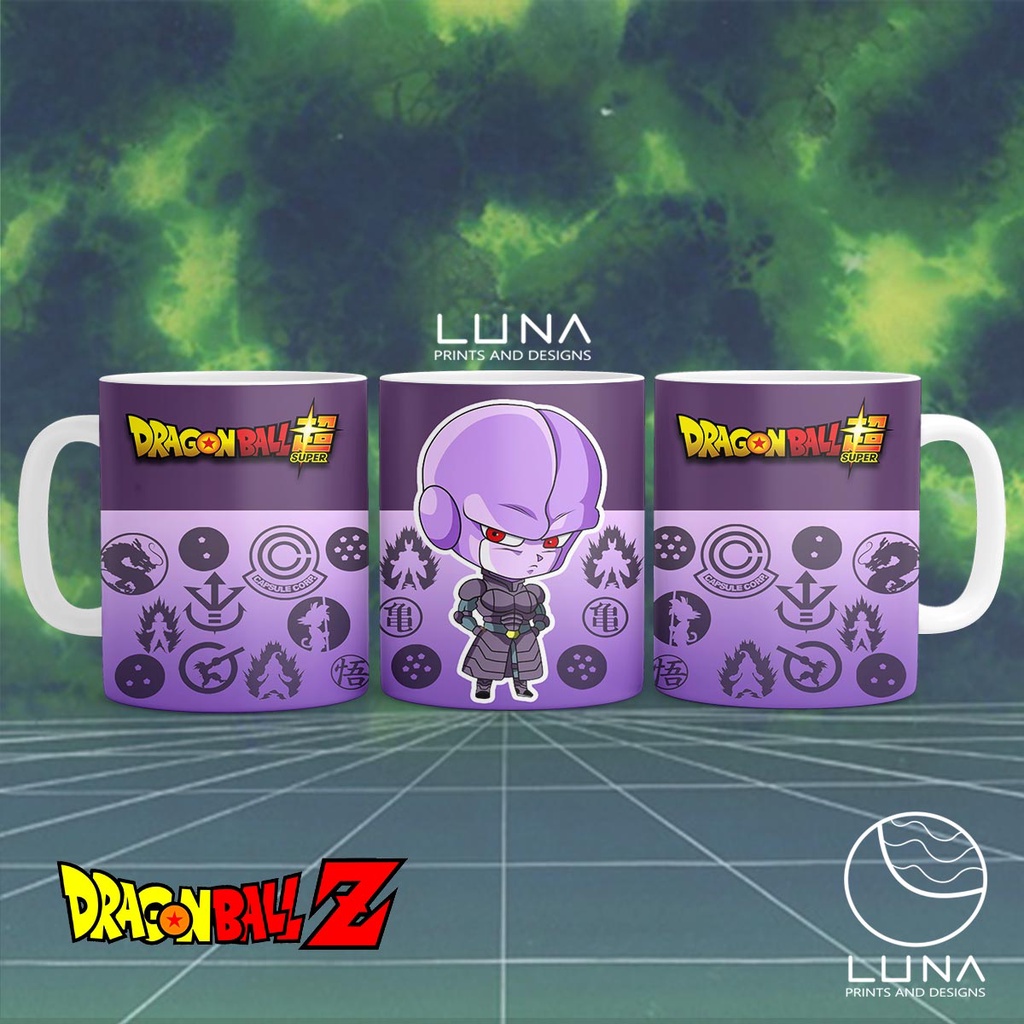 Dragon ball chibi Mug Collection Goku, Gohan, Cell, Brolly, Beerus ...