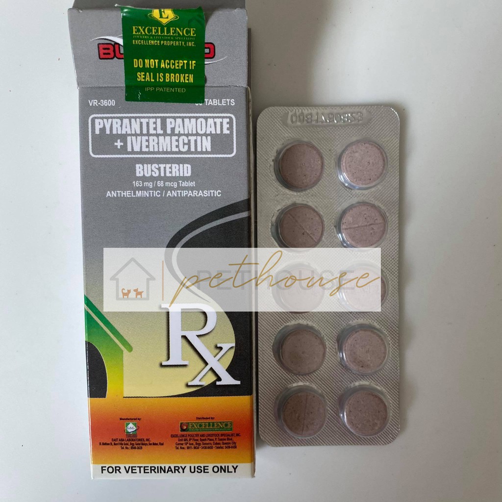 Busterid - Antiparasitic (sold by 1s) | Shopee Philippines