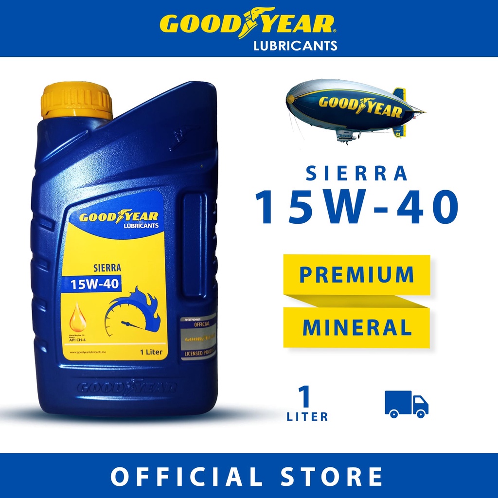 GOODYEAR Premium Mineral SIERRA 15W40 Diesel Engine Oil (1 Liter ...
