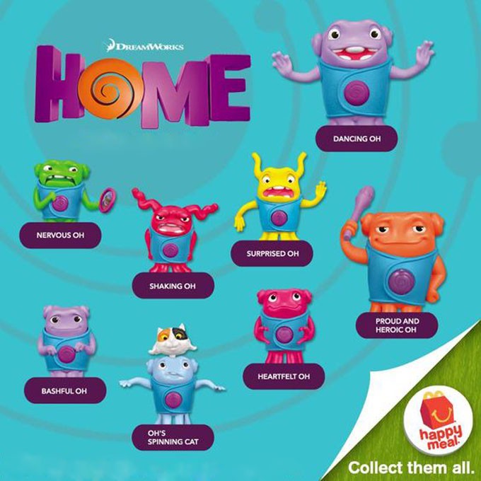 Mcdo Happy Meal Toy HOME - SOLD PER PIECE (2015) | Shopee Philippines