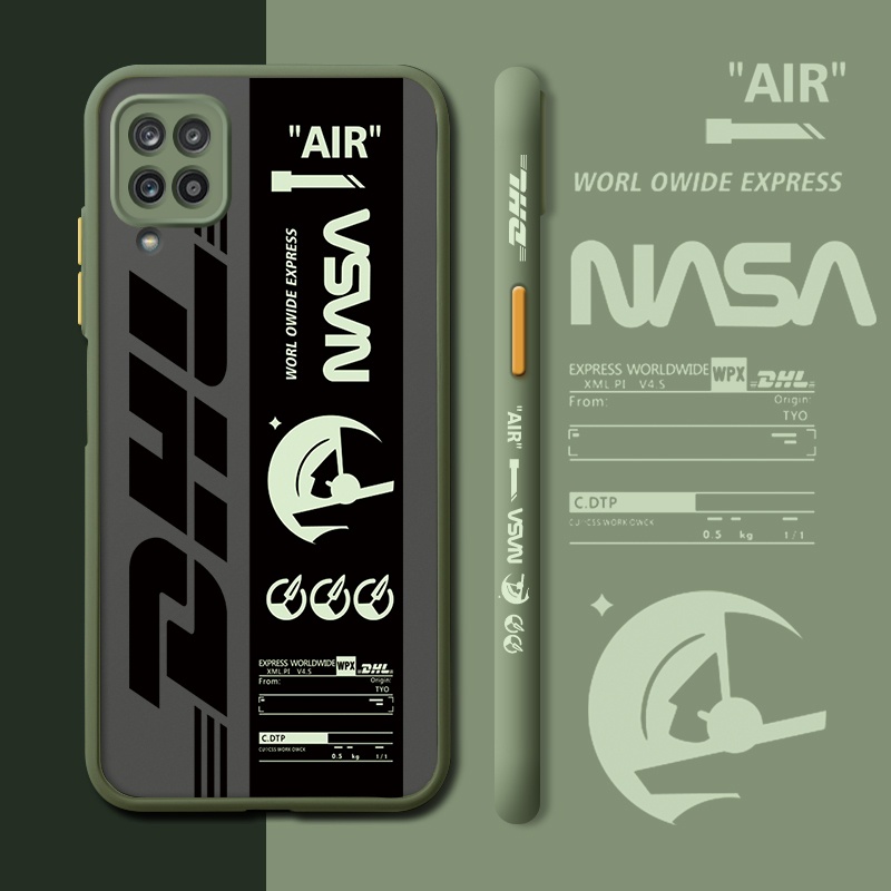 For Samsung galaxy A12 4G 5G F12 M12 Case Side Square Edge Thin Frosted ...