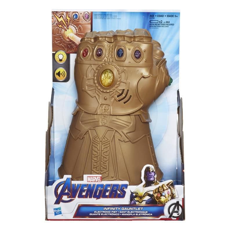 Marvel Infinity War Gauntlet Thanos Electronic Fist Gloves Halloween ...