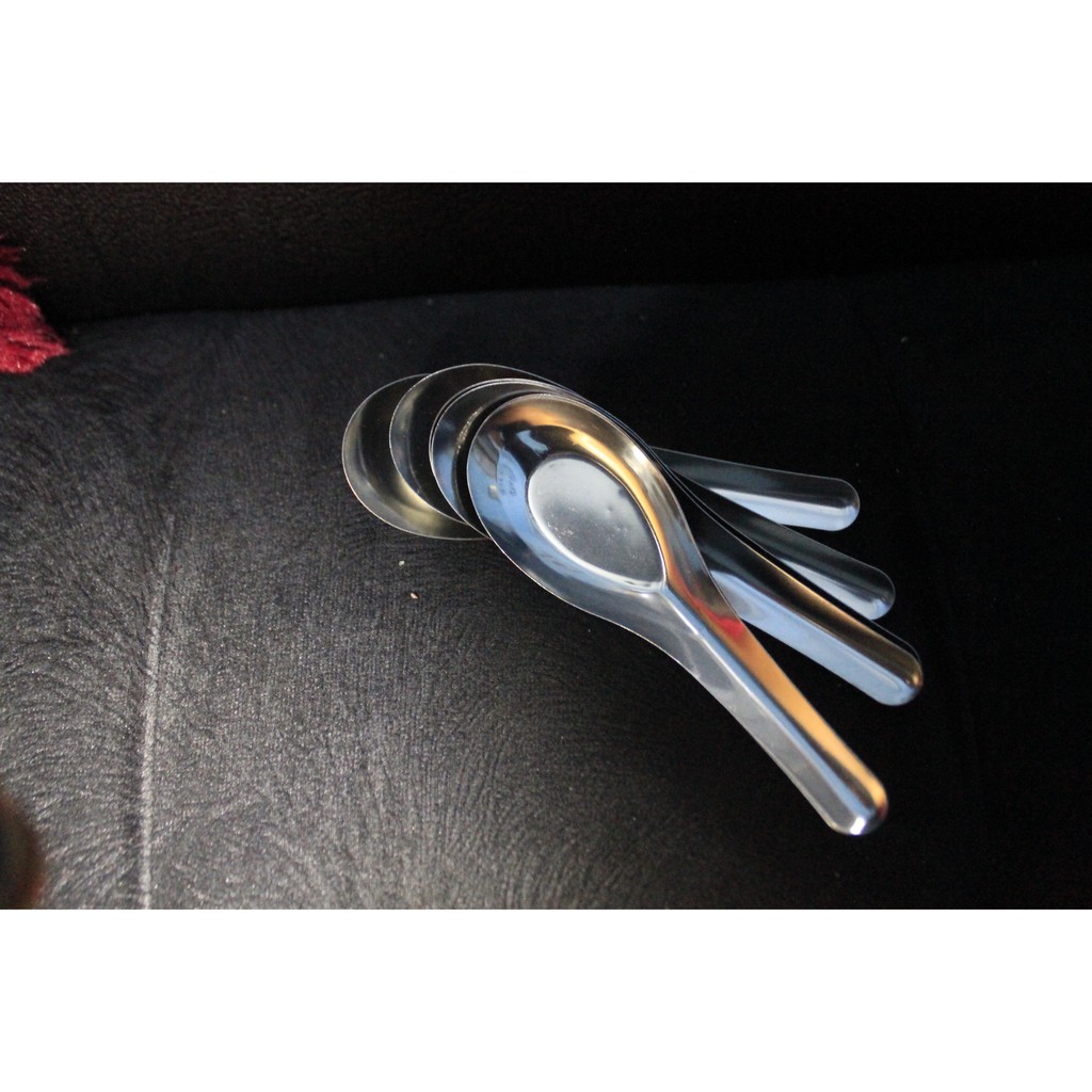 Satinless Duck Spoon Tablespoon //Ice Spoon (12Pcs) | Shopee Philippines