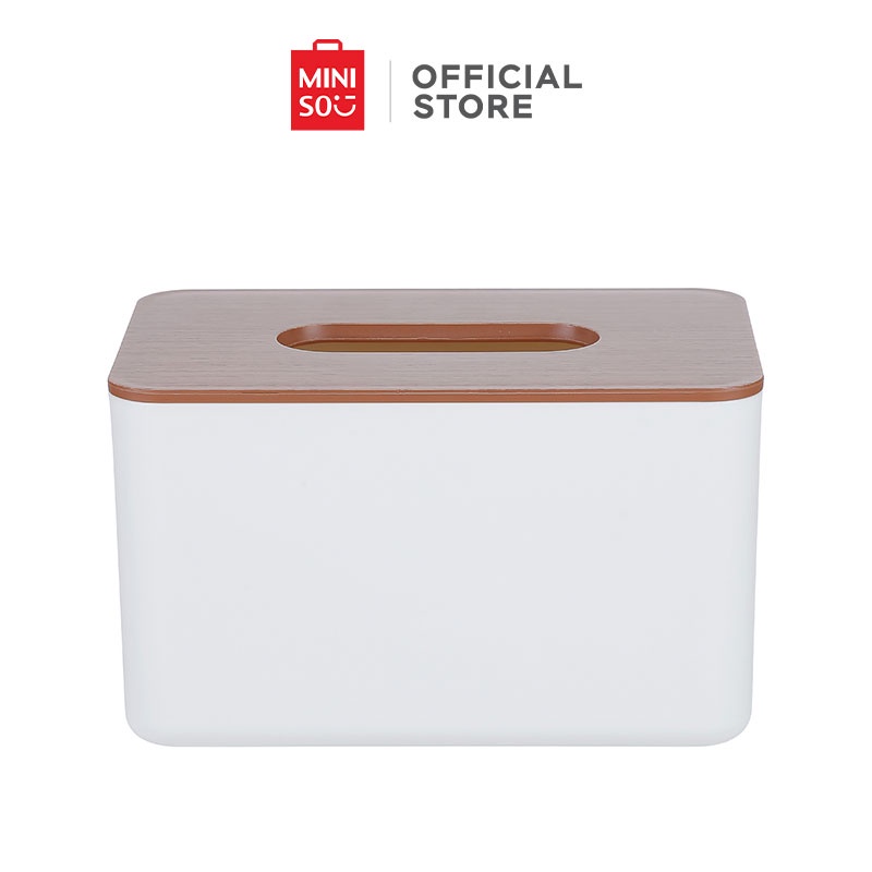MINISO Imitation Wood Pattern Tissue Box Medium | Shopee Philippines