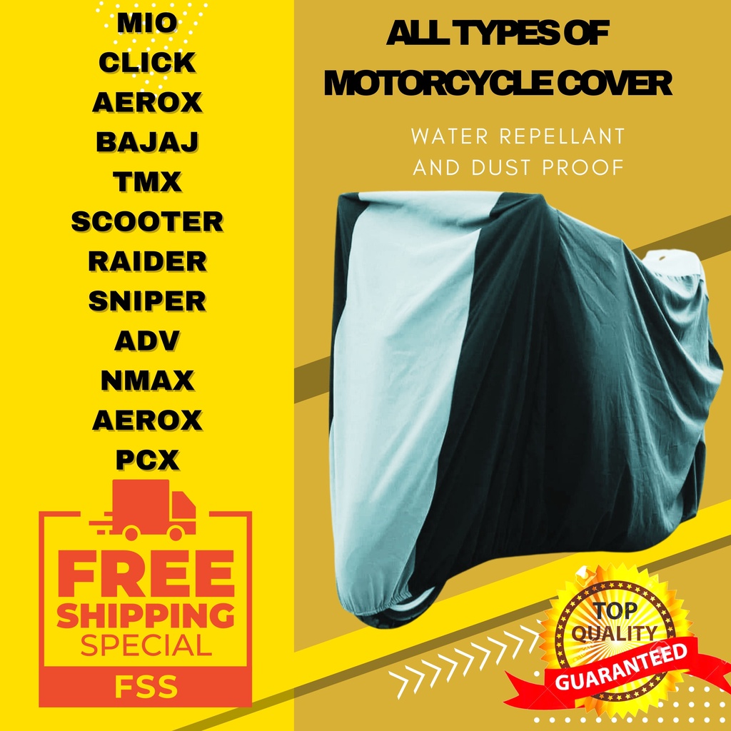 FREE SHIPPING MOTOR COVER FOR MIO CLICK AEROX BAJAJ TMX SCOOTER RAIDER ...