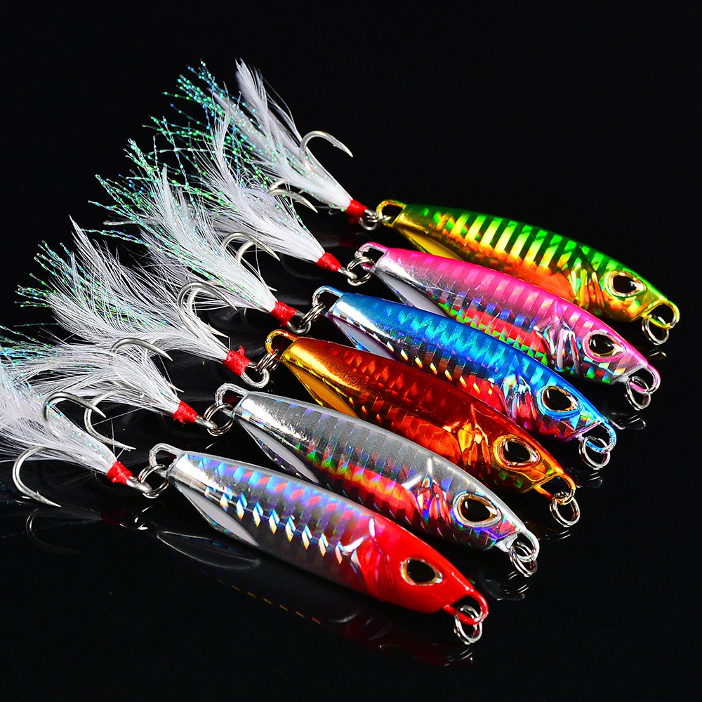 1Pcs Laser Japan Duo Metal Jig Fishing Bait 10g/15g/20g/30g/40g/50g Slow Jig Lead Fishing Lure ...