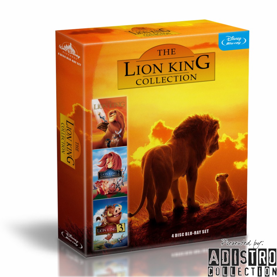 Lion KING Blu-Ray Film Edition BOX SET COMPLETE | Shopee Philippines