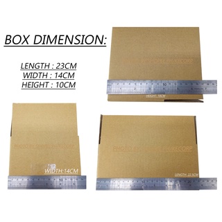 Shipping Box B (Dimension 23cm L x 14cm W x 10cm H) Single wall Bundle ...