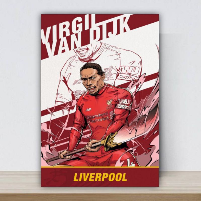 Virgil Van Dijk wall Poster 02/A3+/Without frame. | Shopee Philippines