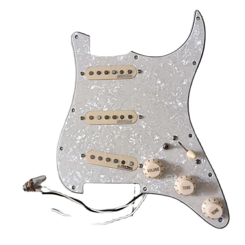 SSS Upgrade Loaded Strat Pickguard set Multifunction Switch Yellow ...