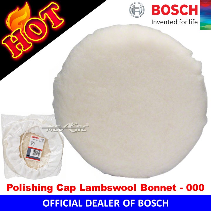BOSCH Polishing Cap Lambswool Bonnet | Shopee Philippines
