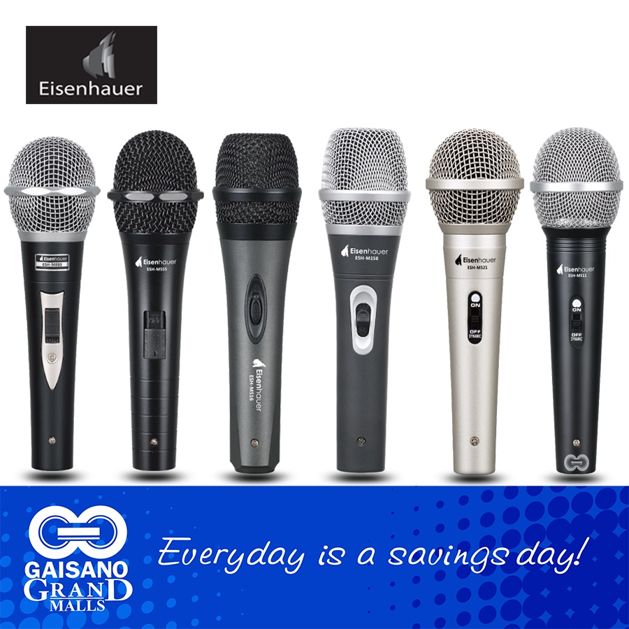 EISENHAUER Microphone, Professional Dynamic Mic, Wired Microphone ...