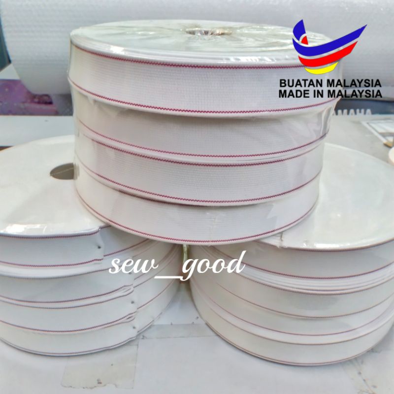 4 rolls of 1 inch Regular Rubber Cloth Rubber (18 yards) | Shopee ...
