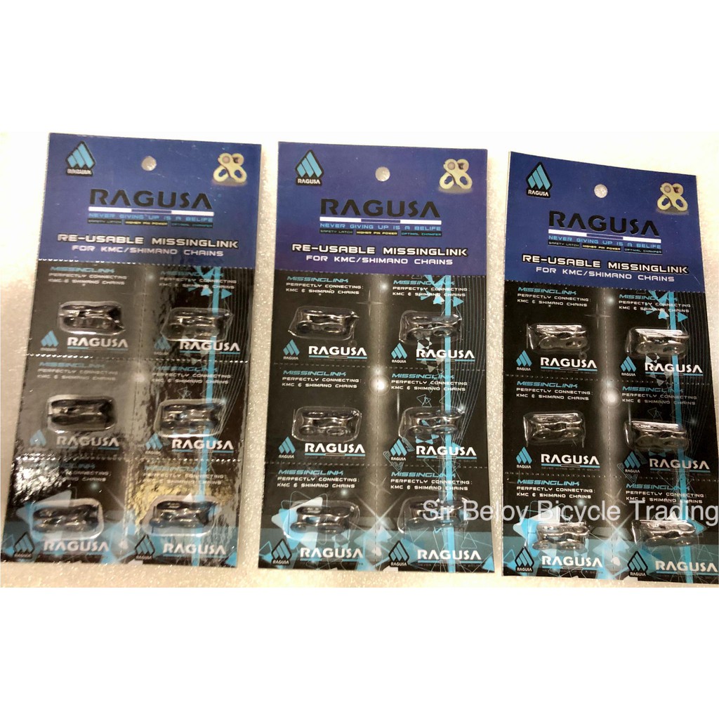 1PC RAGUSA Bicycle Chain link Missing link 6 to 12 Master link Reusable ...