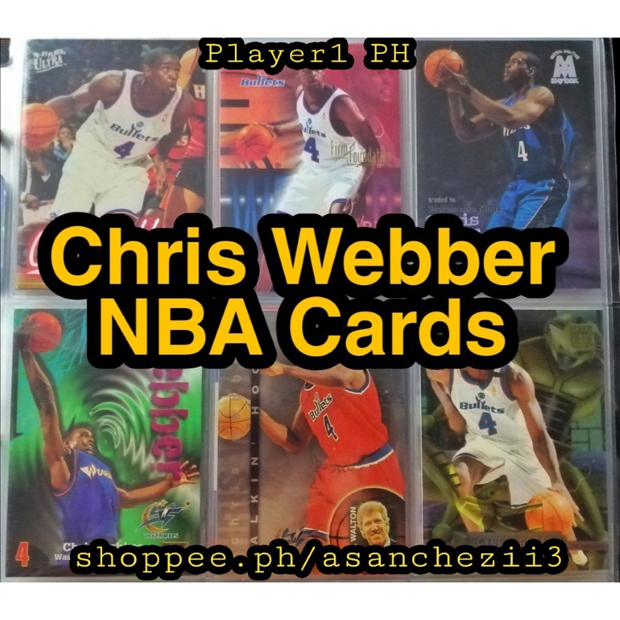 Chris Webber NBA Card (Part 1)(90s)(Check Variations)(Instant ...