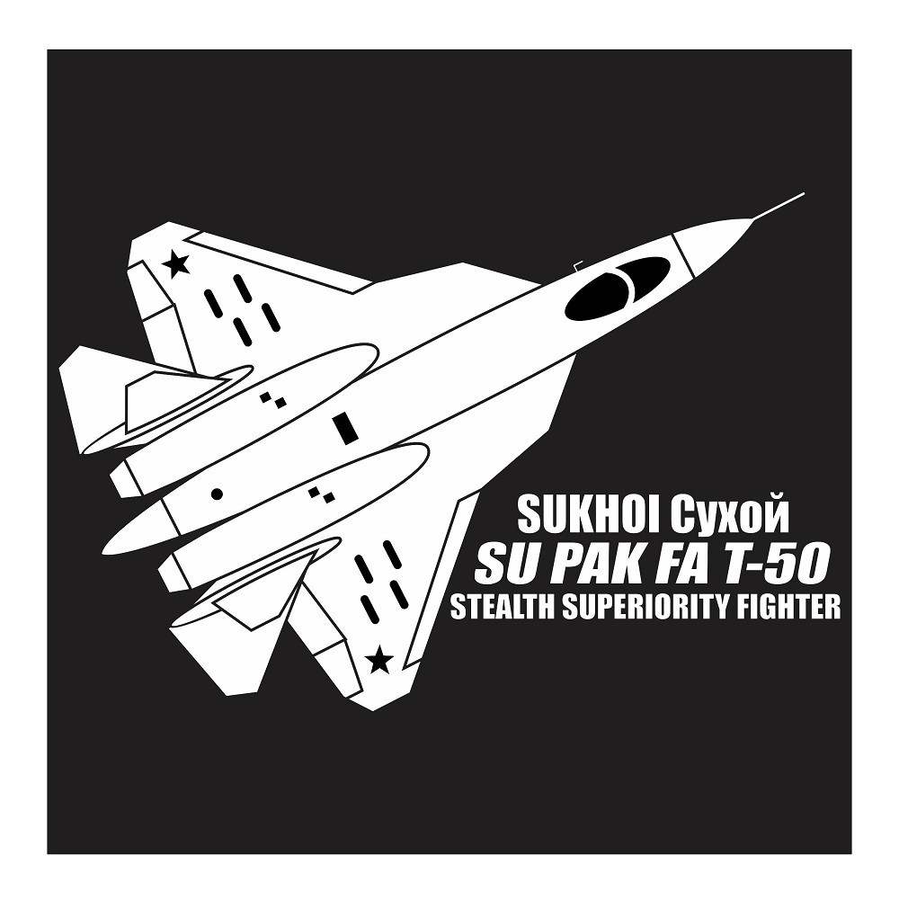 Sukhoi SU PAK FA T-50, Cutting Sticker | Shopee Philippines