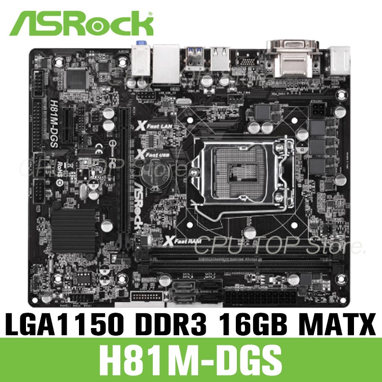⚡️ASROCK H81M-HDS H81M-DGS H81M-VG4 Motherboard Intel H81 h81m Socket ...
