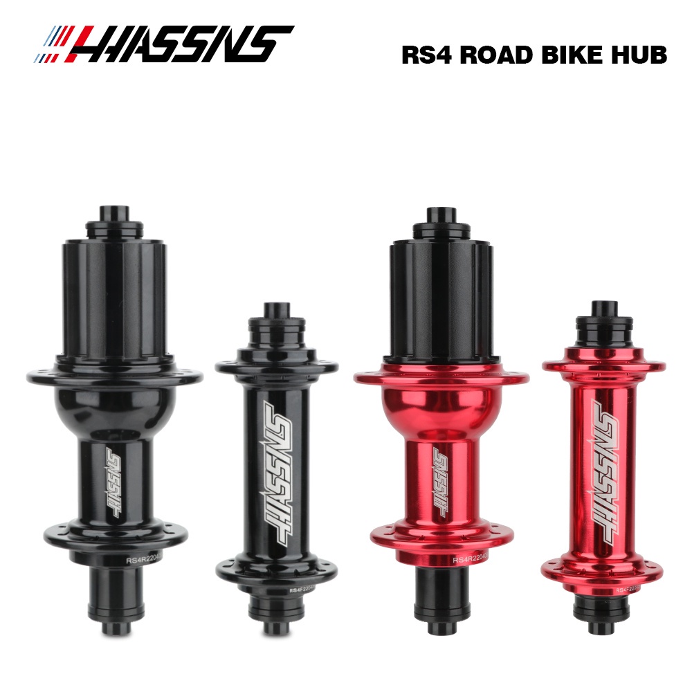 HASSNS Road Bike Hubs 4 Pawls 20/24 Hole Ultralight RB Hub 120 Beeps 4 ...