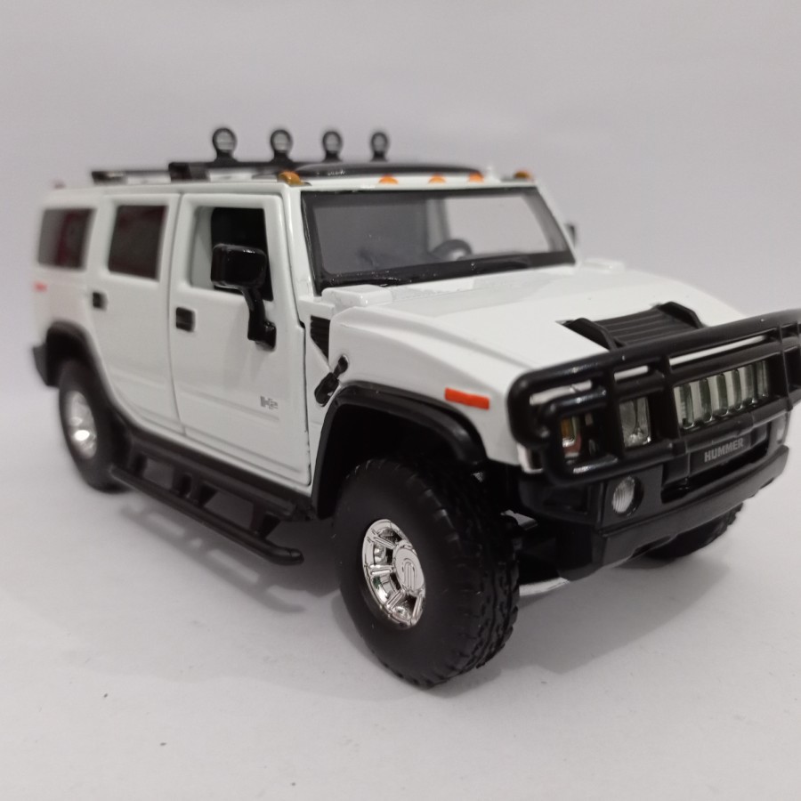Diecast miniature Hummer H2 SUV jackiekim 1:32 scale open door toy made ...