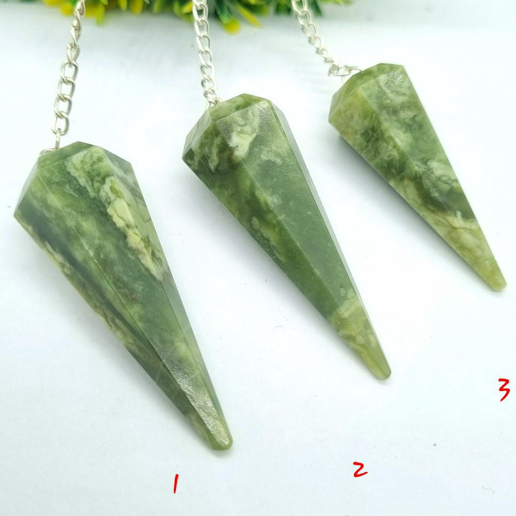 Jade Crystal Pendulum - Jade Healing Crystal - Dowsing Crystal | Shopee Philippines