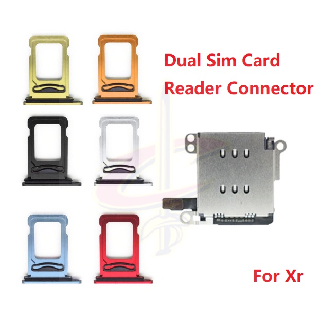 Dual Sim Card Reader Connector for iphone XR sim tray | Shopee Philippines