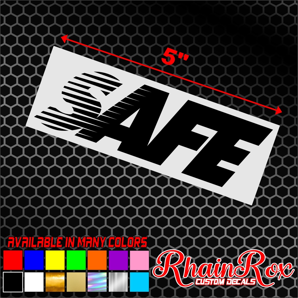 safe sticker single color diecut-waterproof | Shopee Philippines
