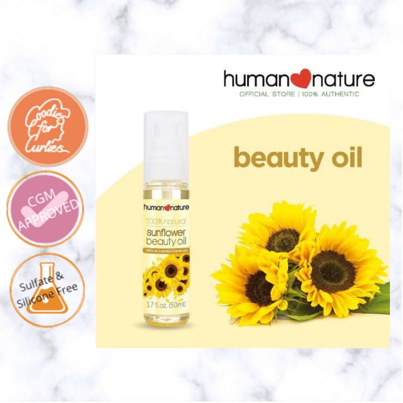 Human Nature Sunflower Beauty Oil Hhn13 | Shopee Philippines