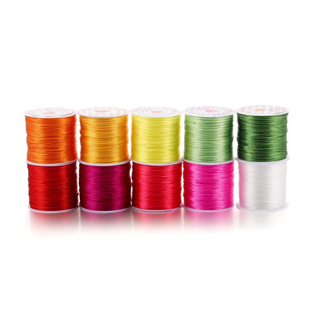 St.Kunkka 10/50m 1 Mm Stretch Elastic Cord For Bracelets Necklace Nylon ...