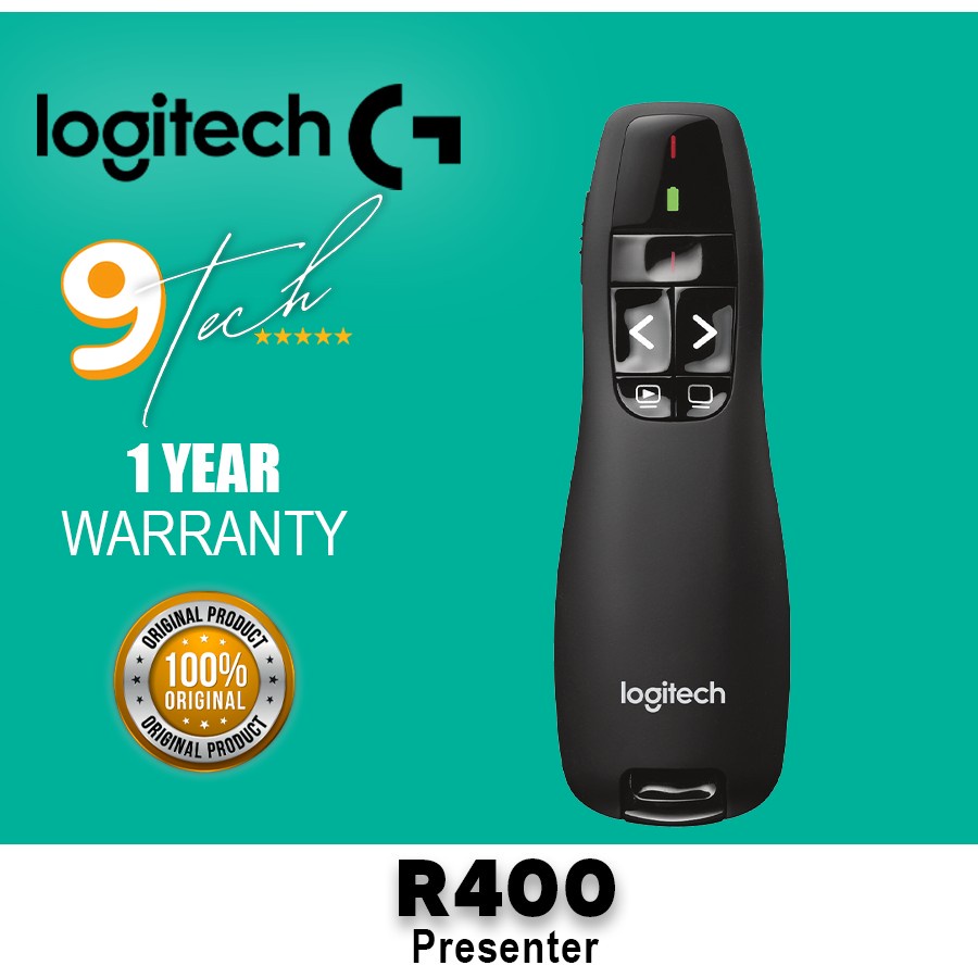 Logitech R400 Wireless Presenter - MJC Onshop | Shopee Philippines