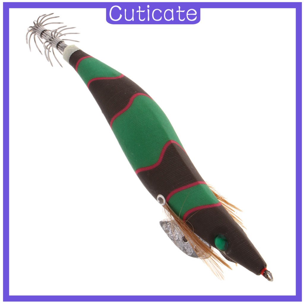 [CUTICATE] 3.5# Squid Jigs Luminous Fishing Lures Artificial Baits | Shopee Philippines