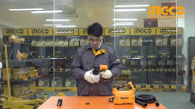 Ingco 550W HVLP Electric Spray Gun w/ Stainless Can Portable Airless ...