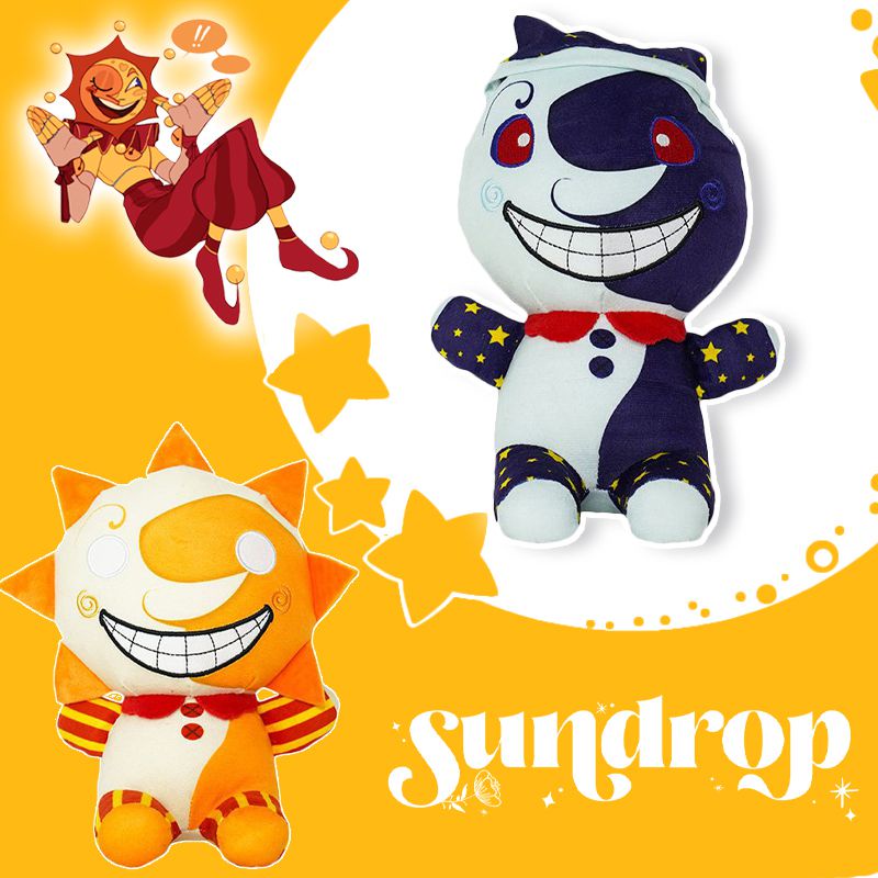 Fnaf Sundrop Moondrop Plushie Doll Daycare Attendant Stuffed Plush Toy