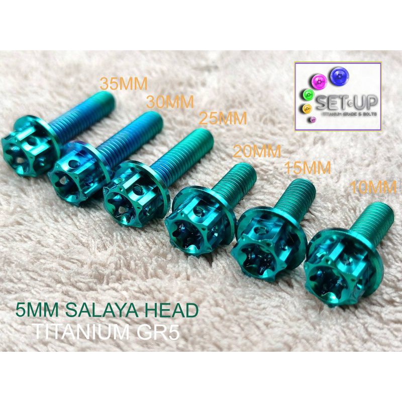 TITANIUM GR5 5MM BOLTS CNC HEAD 1PC | Shopee Philippines