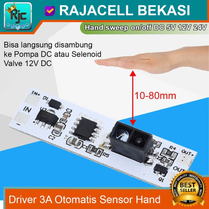 Hand Sweep Sensor IR Proximity Switch 12v 3A Automatic Faucet Sensor ...