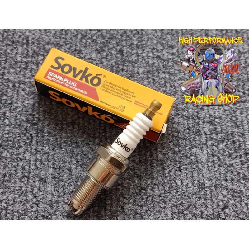 SOVKO 3 ELECTRODES SPARKPLUG ( YAMAHA MOTORCYCLES ) Tri leg Spark Plug ...